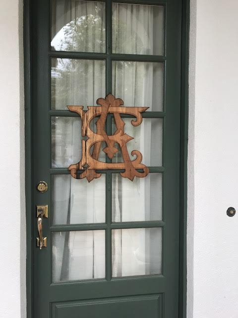 Two Letter Wooden Monogram – Frill Seekers Gifts