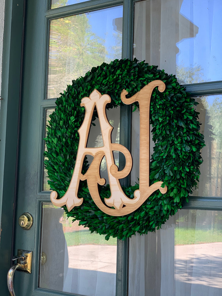 Two Letter Kensington Monogram Wooden Sign – Frill Seekers Gifts